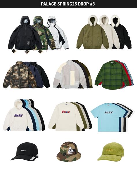 Le Syndrome 팔라스 스케이트보드 Palace Skateboards 2025 봄 컬렉션 세 번째 발매 제품군에는 고어텍스 소재로 만든 3l Tek 자켓과