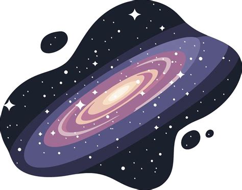 Cosmic Spiral Galaxy Illustration In Deep Space With Stars 54067175 Vector Art At Vecteezy