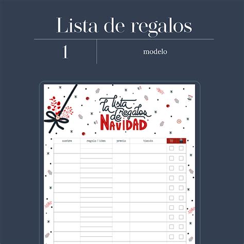 Creative Mindly Lista De Regalos Imprimible