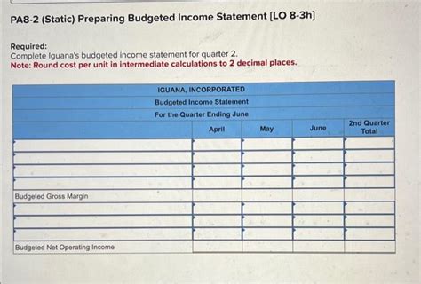Solved Sb Problem Pa8 1 To Pa8 3 The Following Information