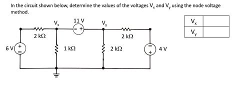 Solved In The Circuit Shown Below Determine The Values Of Chegg