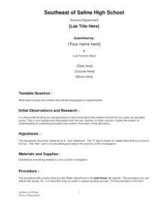 Ib Lab Report Template TEMPLATES EXAMPLE TEMPLATES EXAMPLE