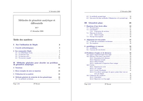 Cours Geometrie Analytique M Ethodes De G Eom Etrie Analytique Et Diff Erentielle D
