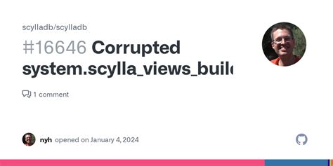 Corrupted Systemscyllaviewsbuildsinprogress · Issue 16646