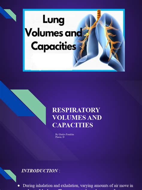 Respiratory Volumes And Capacities Pdf Exhalation Physiology