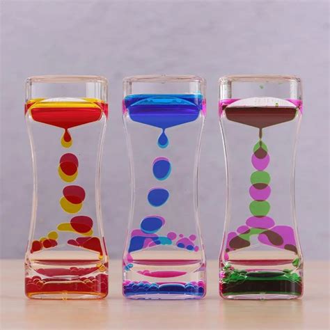 Liquid Timer Visual Sensory Toy Autism Sedation Special Liquid Oil