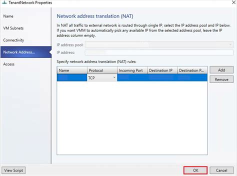 Set Up Nat For Traffic Forwarding In Sdn Infrastructure By Using Vmm Microsoft Learn