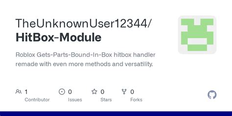 GitHub TheUnknownUser12344 HitBox Module Roblox Gets Parts Bound In Box Hitbox Handler Remade