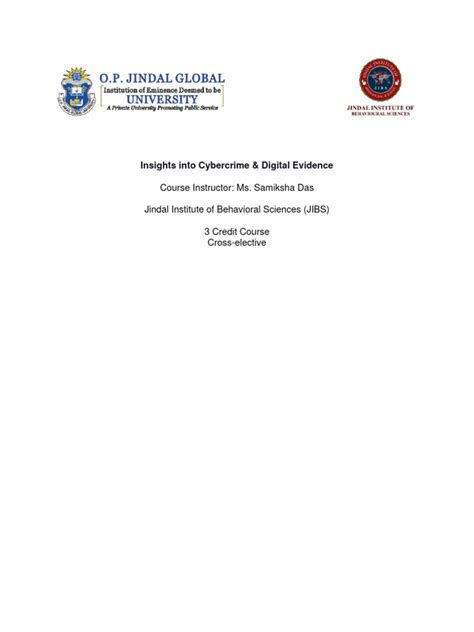 Insights Into Cybercrime And Digital Evidence Download Free Pdf