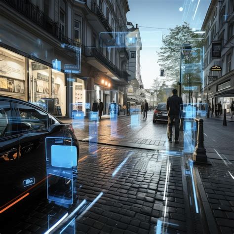 Premium Photo Pedestrian Detection Feature Exhibited Through A