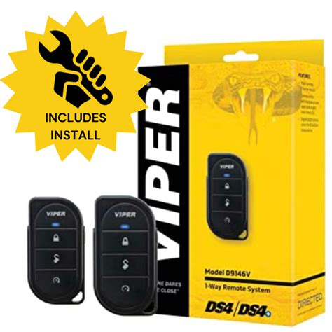 Viper Ds4 1 Way Remote Ds4vp System Bundle Including Install Wild Car Audio