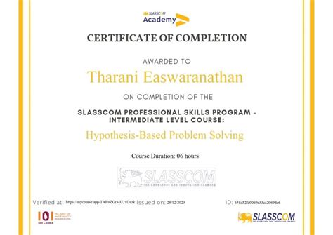 tharani easwaranathan on linkedin slasscom academy develop skill