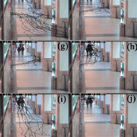 a clustering analysis of all moving trajectories in caviar database by