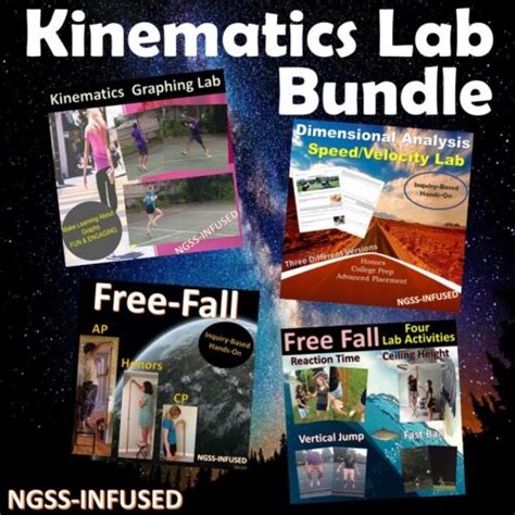Physics Kinematics Lab Bundle One Dimensional Labs Classful