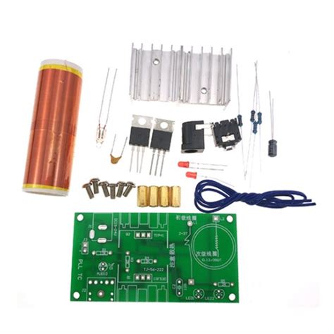 1 Set Mini Tesla Coil Kit 15w Mini Music Tesla Coil Plasma Speaker