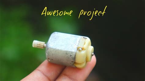 Awesome Diy Project With DC Motor At Home YouTube