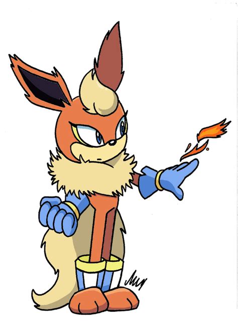 Sonic Styled Flareon By Smaximations On Deviantart