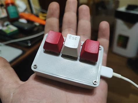Stl File Osu Mechanical Keypad Three Keys Keyboard With Pi Pico D Printing Template To