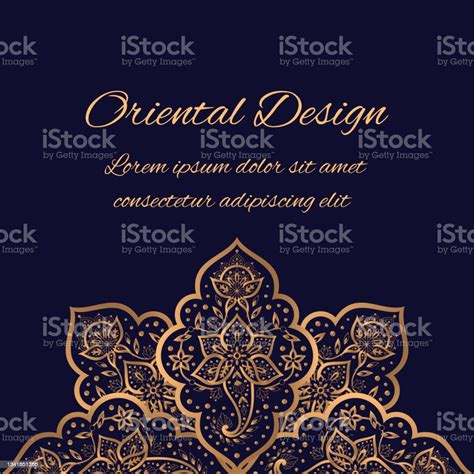럭셔리 배경 황금 벡터 이슬람 아라베스크 페이즐리 로얄 패턴 카드 템플릿 0명에 대한 스톡 벡터 아트 및 기타 이미지 0명 Ramadan Kareem 가리기 Istock