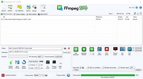 Use Ffmpeg Batch Av Converter To Convert Video And Audio Files