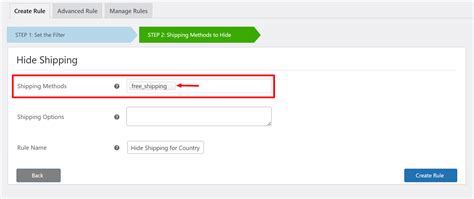 Hide Shipping Methods For WooCommerce Documentation WooCommerce