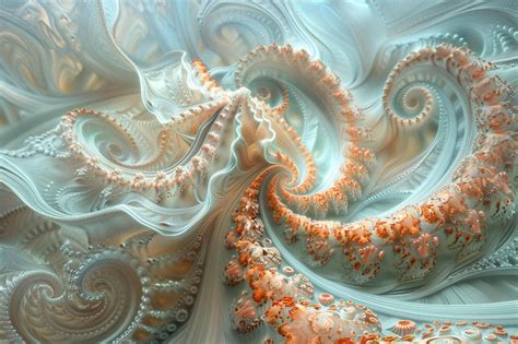 Fractal Design Of Cancer Cell Molecular Structure Generated Premium Ai Generated Image