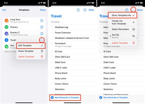 How To Use Templates In Reminders App On Iphone Ipad And Mac
