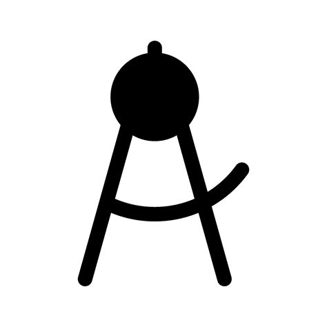 Drawing Compass Icon Vector Symbol Design Illustration 26622347 Vector