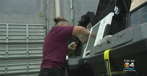 Tabulation Machines Being Tested Ahead Of Election Day Cbs Miami