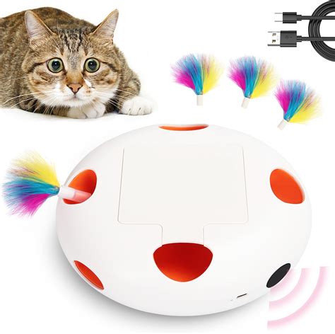 Loiold Cat Toy 4in1 Indoor Automatic Interactive Toy For Kittens