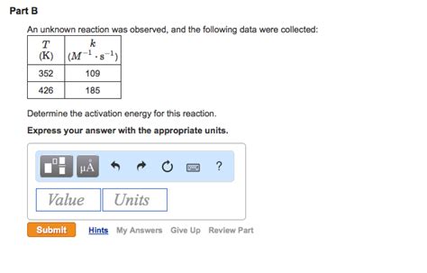 Part A A Certain Reaction Has An Activation Energy Of