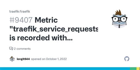 Metric Traefikservicerequeststotal Is Recorded With Code0 · Issue 9407 · Traefik
