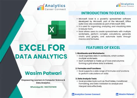 excel formulas to become a data analyst pdf connect 4 techs