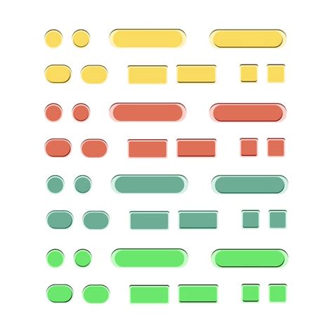 Premium Vector Vector Set Button For Website And Ui Etc