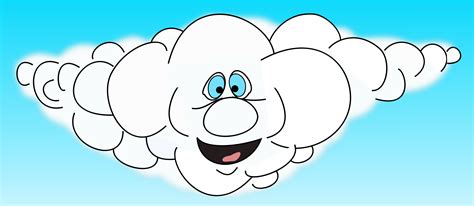 Clipart Smiling Cloud