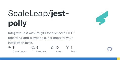 Github Scaleleapjest Polly Integrate Jest With Pollyjs For A Smooth