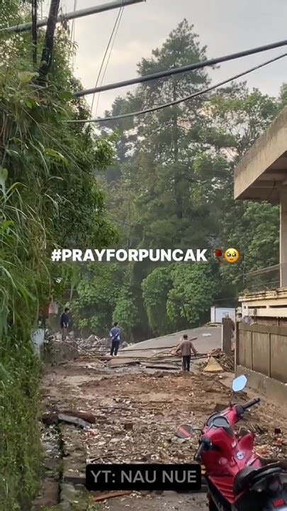 Banjir bandang dan longsor terjang kawasan puncak bogor #shortsvideo - YouTube