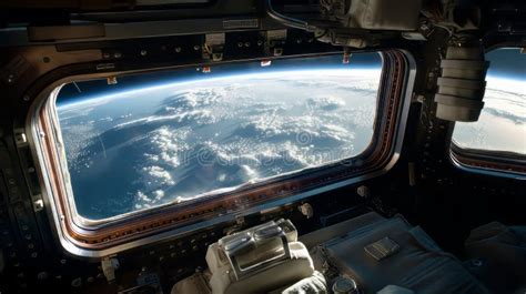 Earth S Glimpse from the Cosmos: Space Station Window Reveals Breathtaking Planet Stock ...