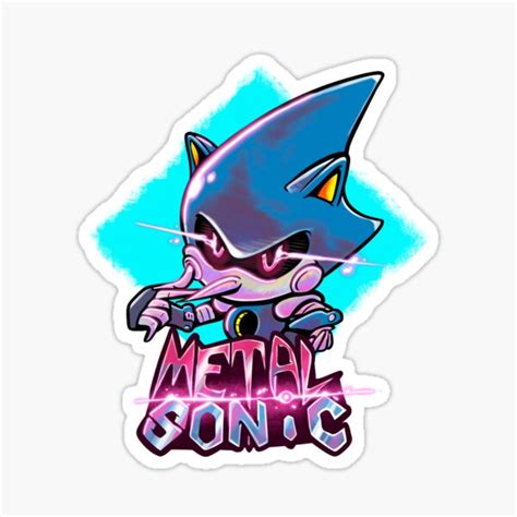Chibi Metal Sonic Sticker For Sale By Hojyn Redbubble