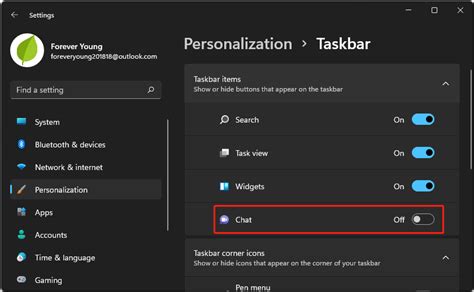 How To Remove Or Hide The Chat Icon From Taskbar Windows 11 Minitool Partition Wizard
