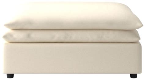 Mattea Ottoman Kanvas Sand Cb2