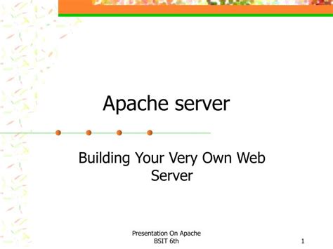 ppt apache server powerpoint presentation free download id 3640943