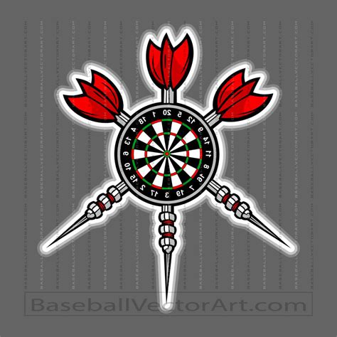 Dart Board Design Darts Trading Pin Image