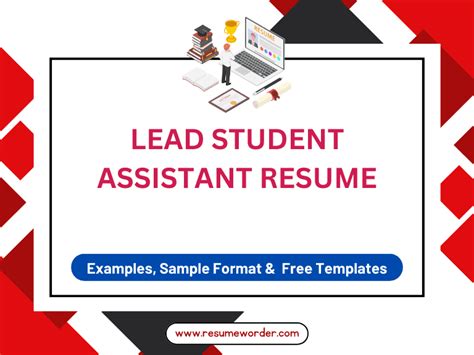 Lead Student Assistant Resume Examples Sample Templates Tips