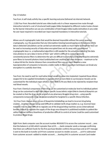 Chp 13 Solution Pdf Cryptography Encryption