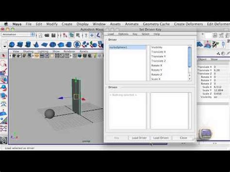 Maya Set Driven Key YouTube