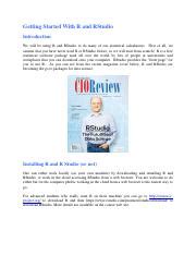 Getting Started With R And R Studio V Pdf Getting Started With R And Rstudio