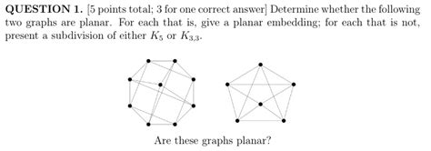 solved question 1 [5 points total 3 for one correct answer] determine
