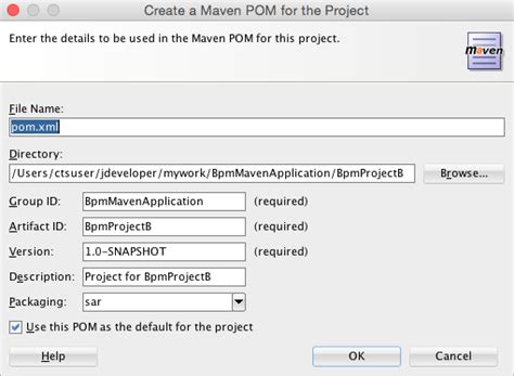 Oracle Business Process Management 12c Build And Deployment Using Maven