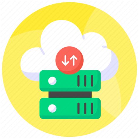 Cloud Storage Transfer Sync Database Data Server Icon Download